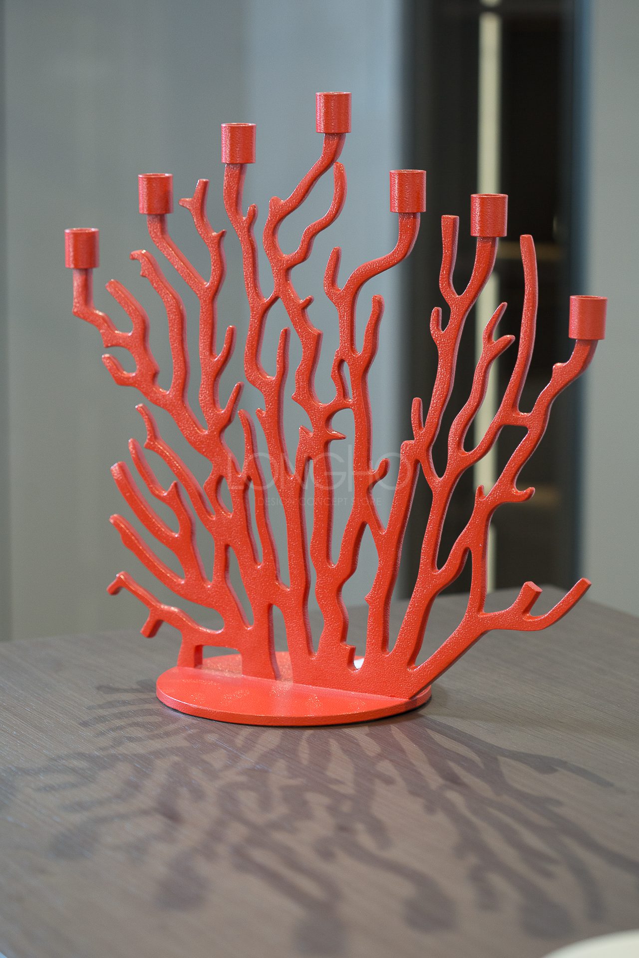 Driade - Candelabro Tenochtitlan rosso - LONGHO | Design Concept Store