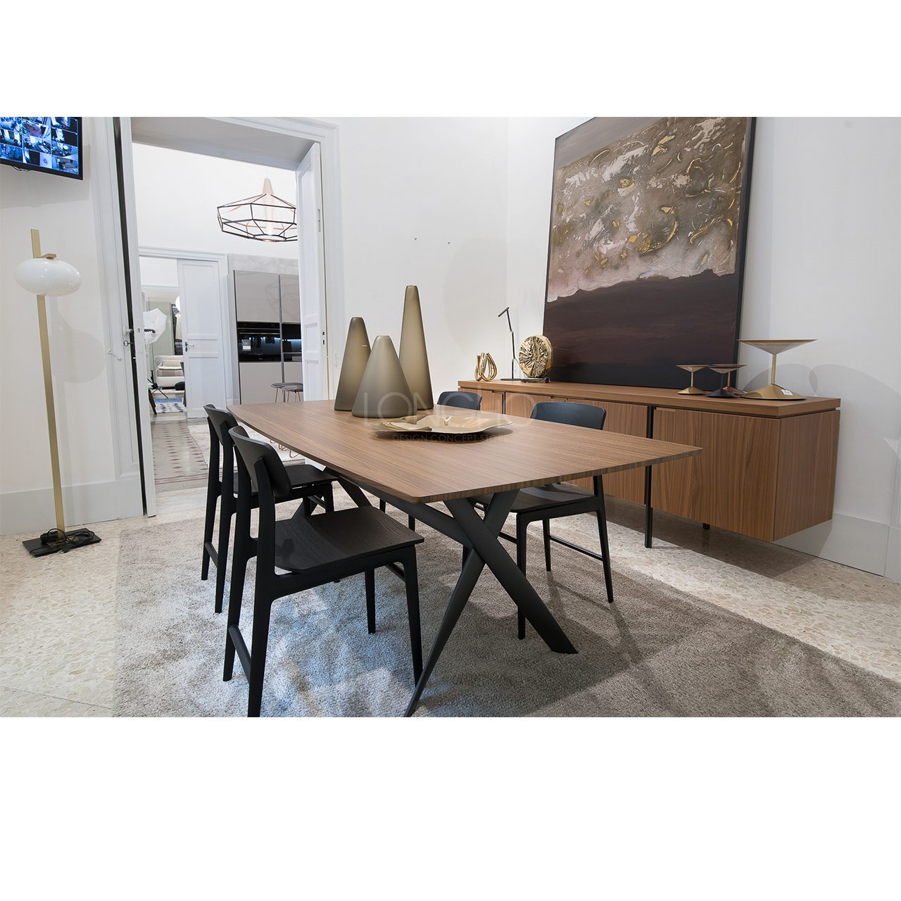Molteni – Tavolo D.859.1 320x112 Frassino Naturale - LONGHO | Design ...